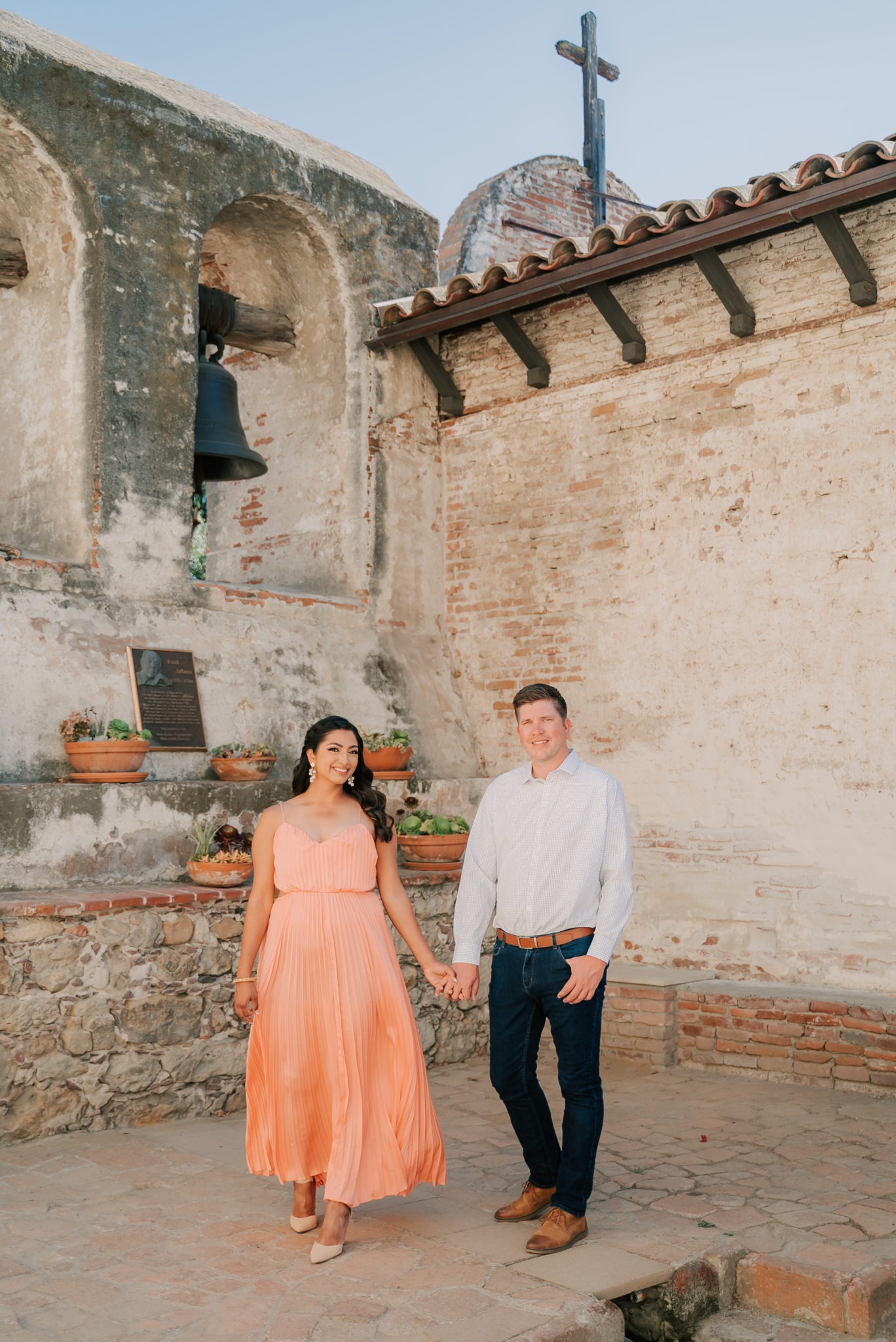 Capistrano Mission & Pier Engagement Photos – Diti & Michael